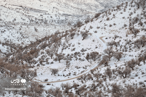 Aerial Views Capture Winter Calm Over Snow-Draped Iranian Provi…